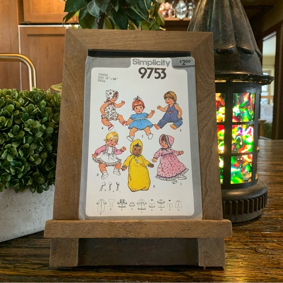 Simplicity | Other | Simplicity 9753 Sewing Pattern Baby Doll Clothing ...